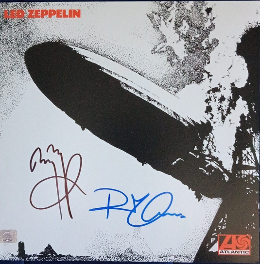Shop LED ZEPPELIN Signed Photos, Albums And Autographs $600 at Boston ...