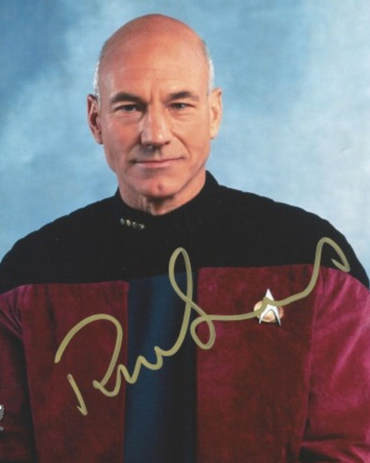 Shop PATRICK STEWART Signed Photos and Autographs $80 at Boston Memorabilia