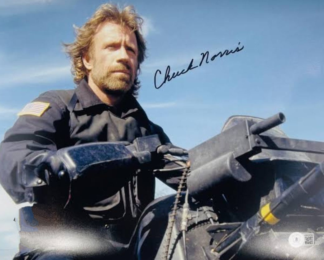 CHUCK NORRIS signed autographed photo COA Hologram... – Boston Memorabilia