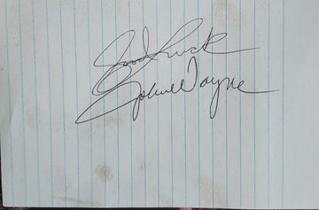 Shop JOHN WAYNE Signed Photos and Autographs $275 at Boston Memorabilia