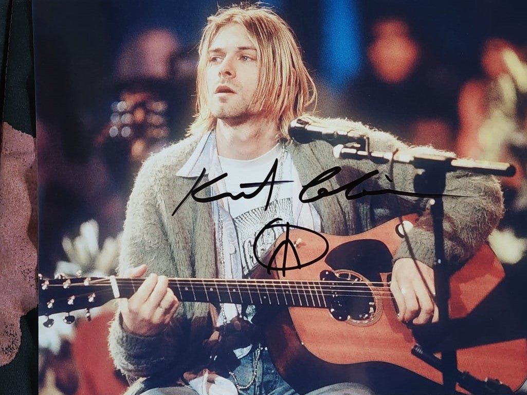KURT COBAIN Nirvana Signed Photos and Autographs – Boston Memorabilia