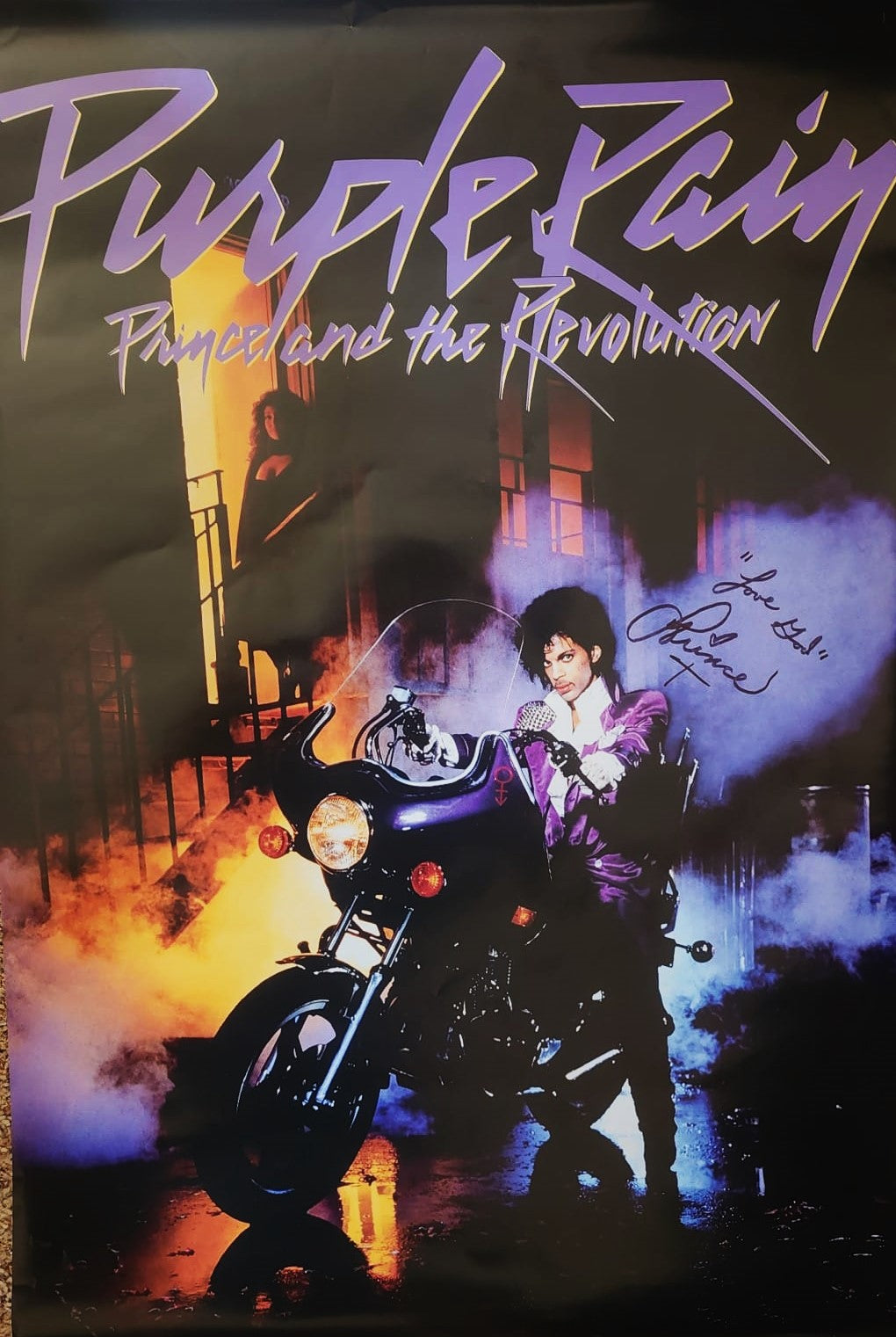 PRINCE signed autographed poster COA Hologram Beckett... – Boston ...