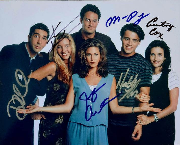 FRIENDS CAST Signed autographed Photo vintage COA Hologram