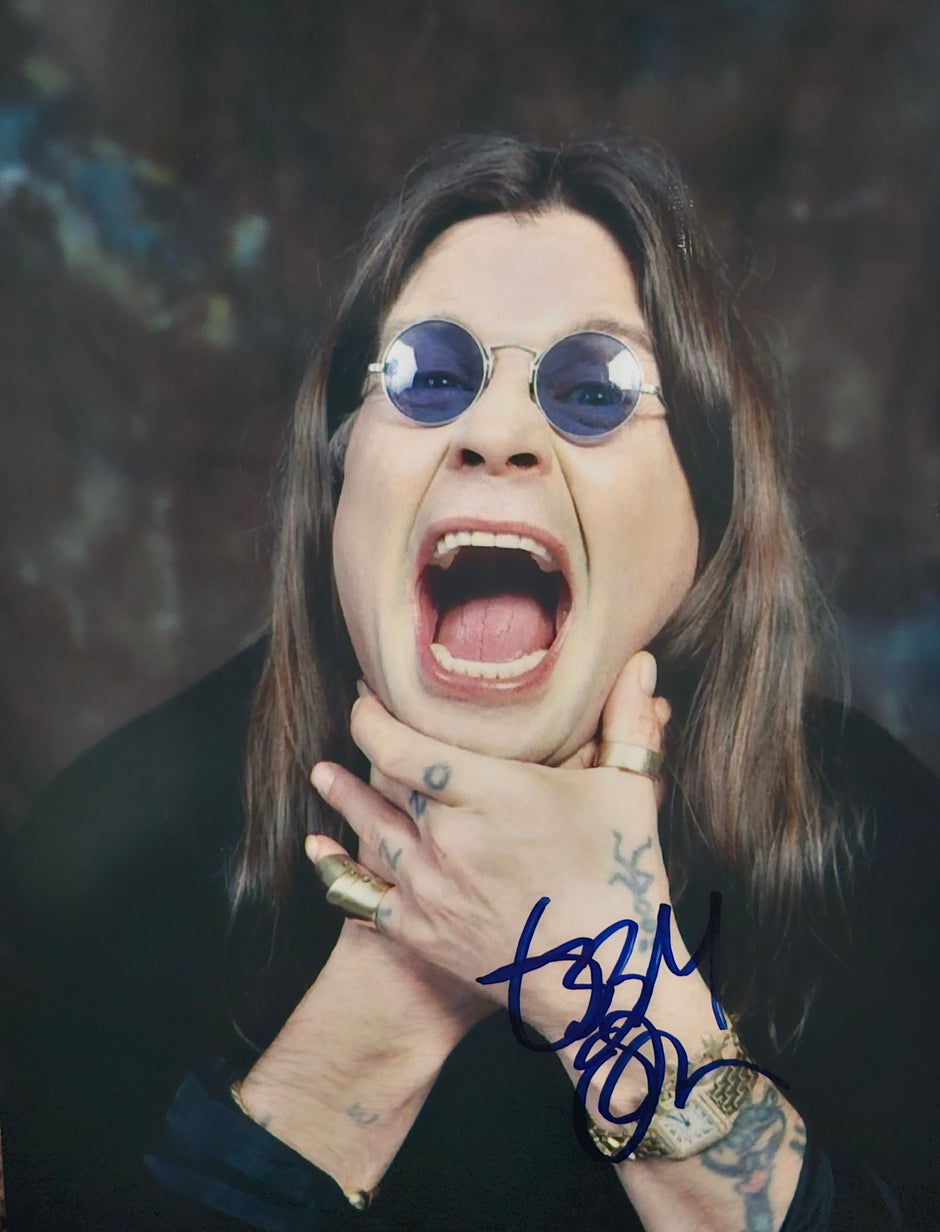 Shop OZZY OSBOURNE Signed Photos and Autographs at Boston Memorabilia