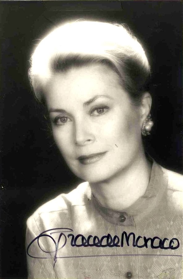 GRACE KELLY Signed autographed Photo COA Hologram | Boston Memorabilia